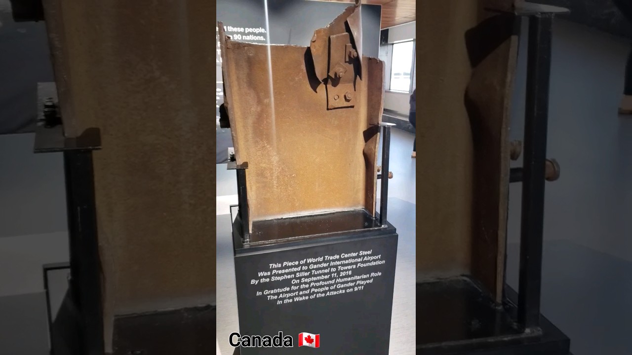 Piece of the World Trade Center I-Beam at the Gander International ...