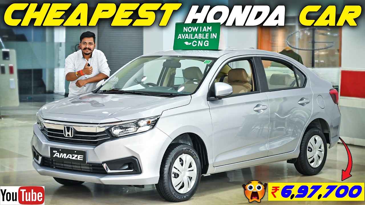 ⚠️Episode-4🔥India's Cheapest Car Honda Amaze 2nd Gen Base Model 2025 ...