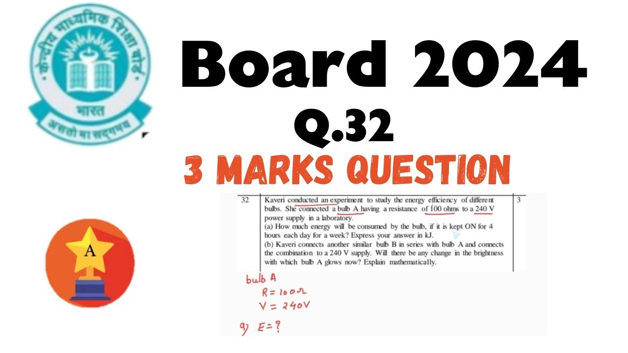 Q.32. Kaveri conducted an experiment to study the energy efficiency of ...