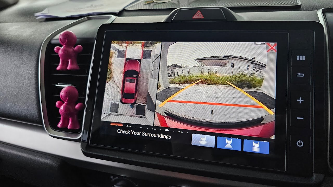 CARA GUNA 360 CAMERA MODULE HONDA CITY HRV CIVIC FE - YouTube