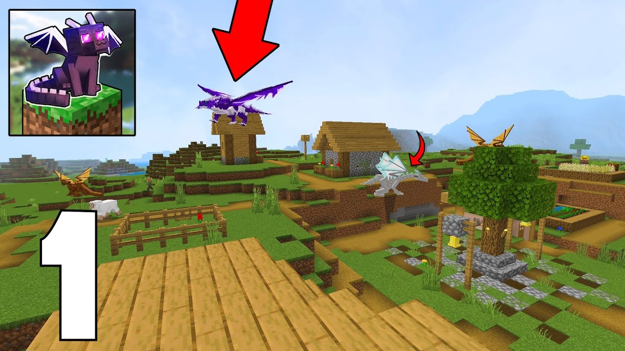 Craftsman DRAGON - Survival Gameplay Part 1 - YouTube