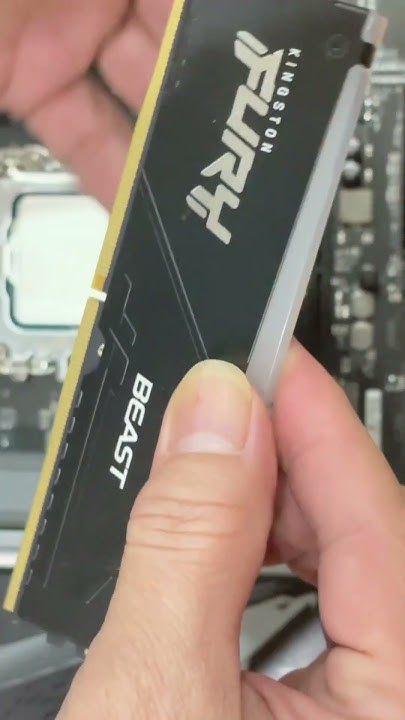 INSTALL RAM DDR5 KIT 64GB (32x2) BUS 5600 MHz MAINBOARD GIGABYTE Z790 PC - YouTube