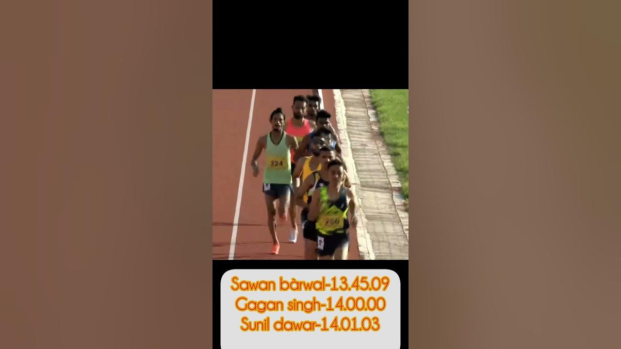 Sawan barwal set new national game record@5000m - YouTube