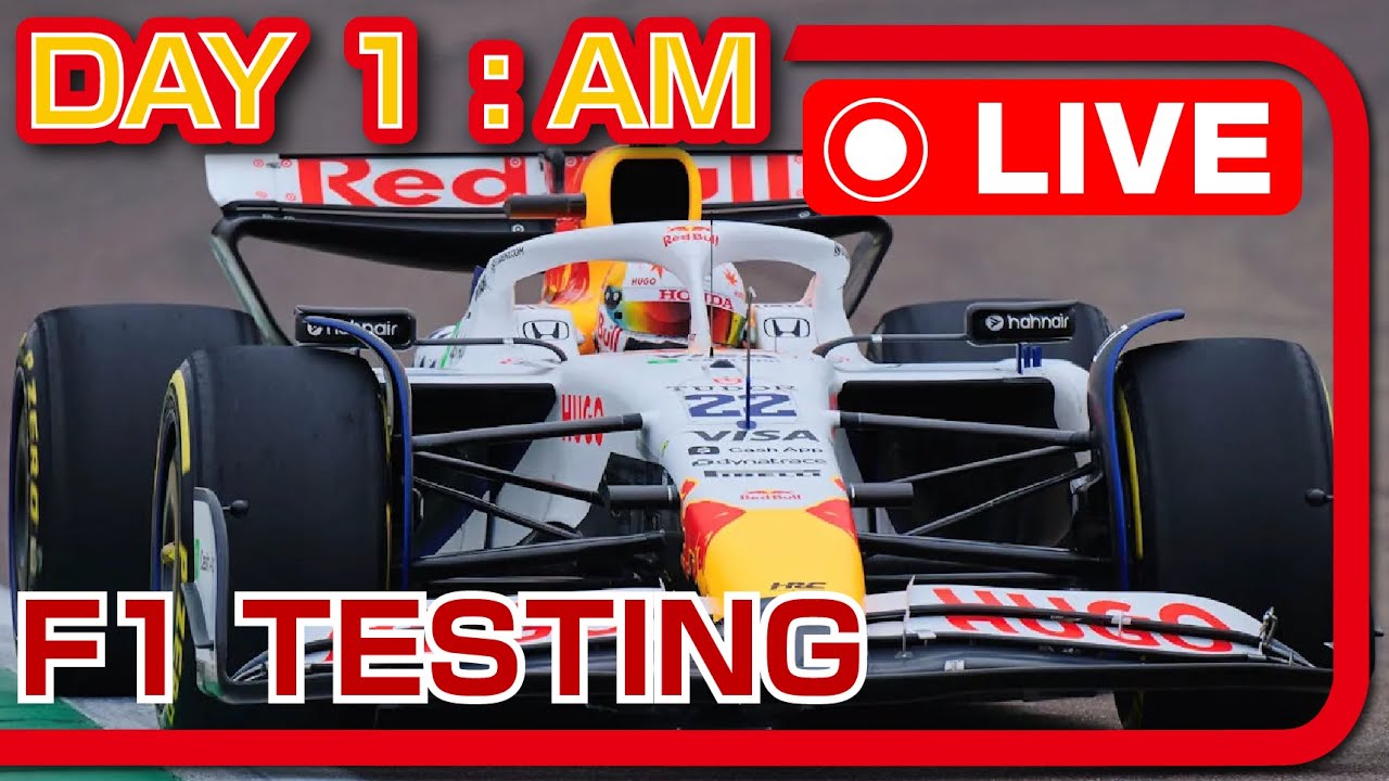 🔴【F1 25】Pre-Season Testing Day 1 : AM【ガヤライブ】 - YouTube