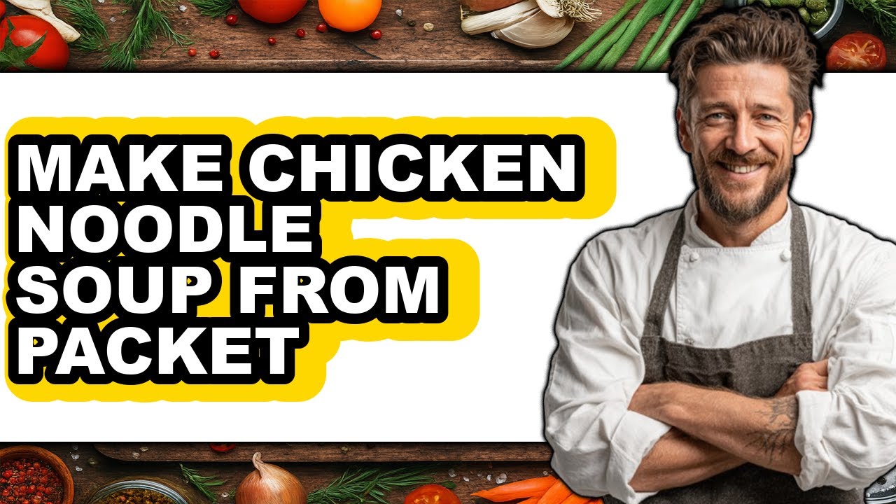 How To Make Chicken Noodle Soup From Packet - Step By Step - YouTube