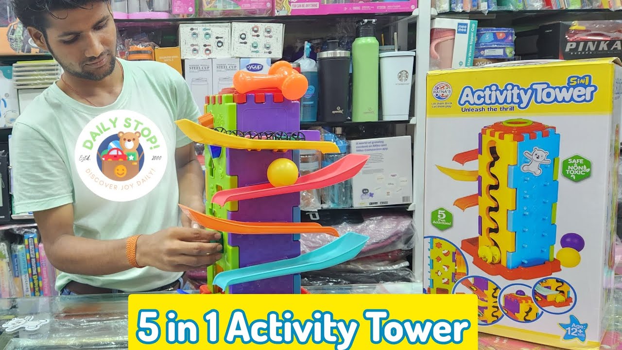 5 in 1 Activity Tower, Activity Tower Toy, Fun Activity Toy, Toys For 2 ...