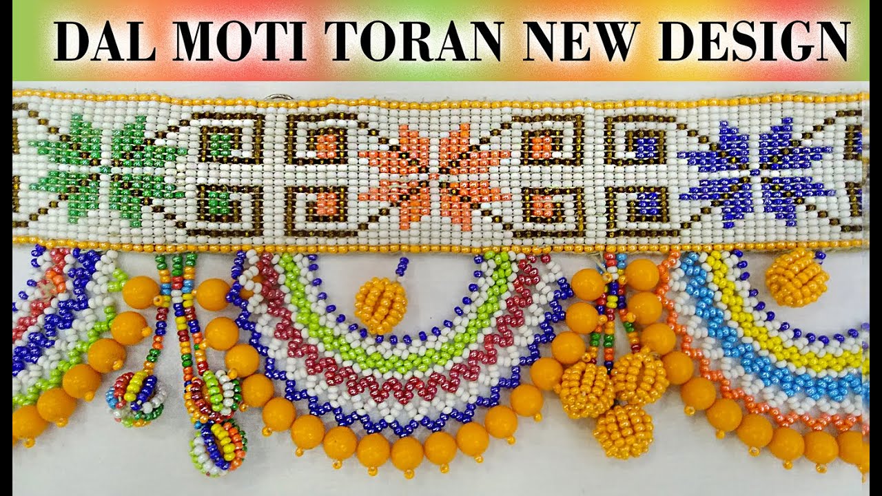 home decorative Out Door New Moti Toran Desing | Khatli Work Dal Moti ...