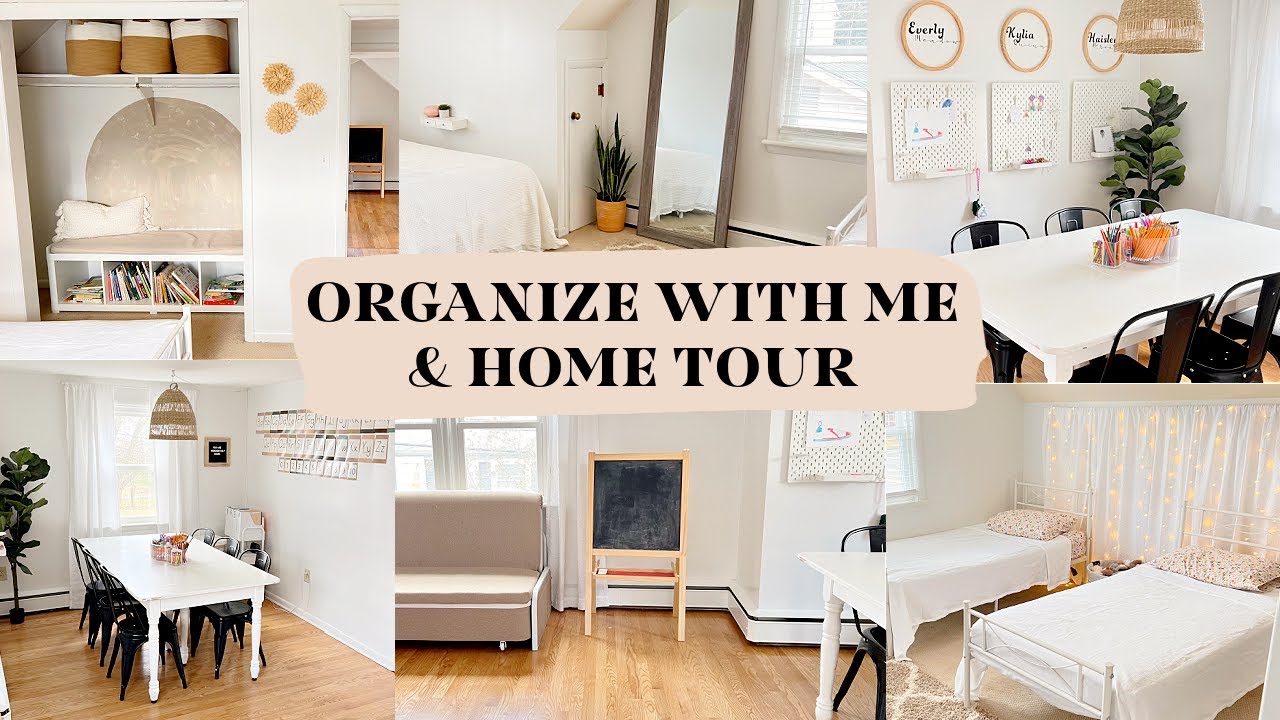 ORGANIZE WITH ME | HOME TOUR | HOME ORGANIZATION | DECLUTTER CLEAN WITH ...