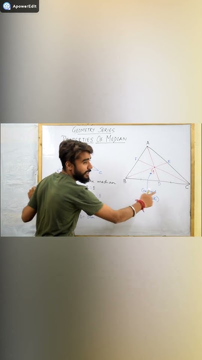 Properties of median | Properties of triangles | Geometry concepts - YouTube