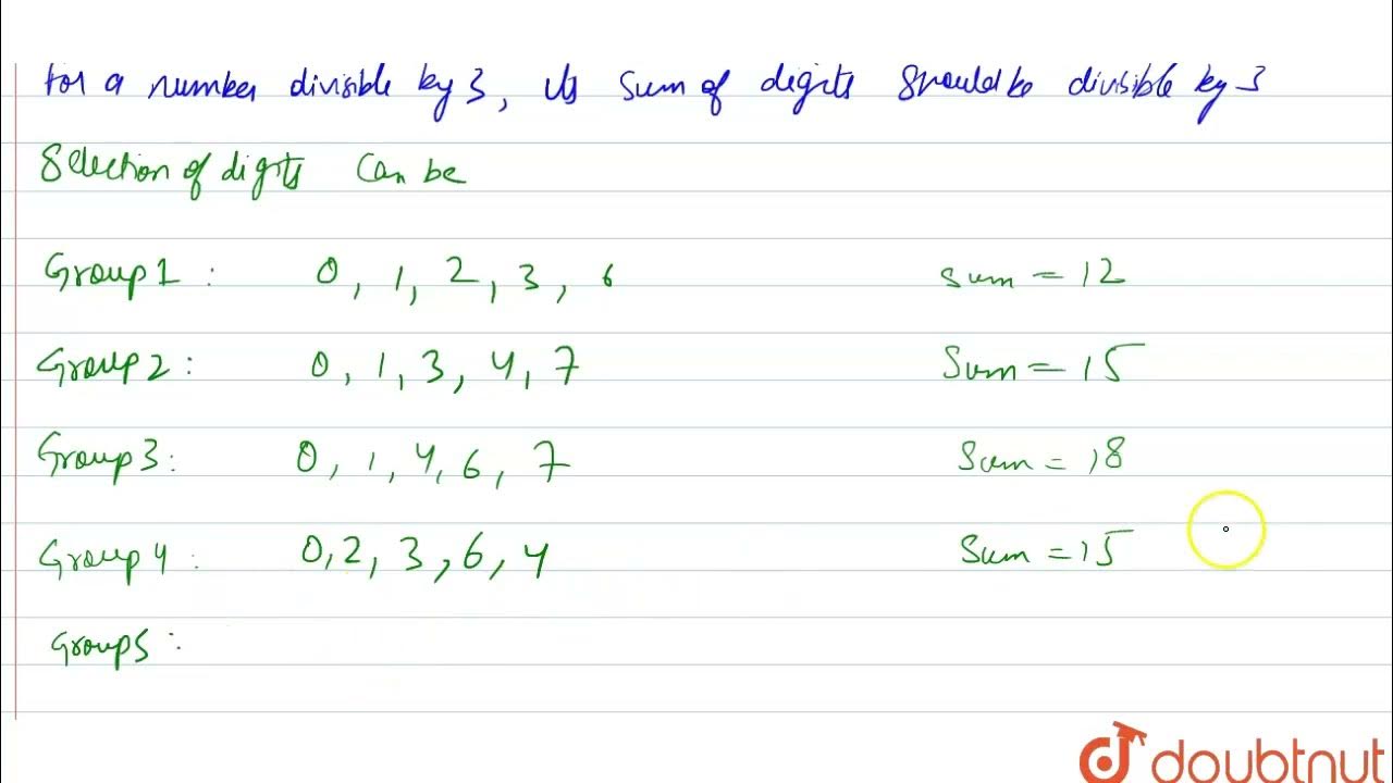 Five Digit Number Divisible By 3 Is Formed Using 0 1 2 3 4 6 And 7 five-digit-number-divisible-by-3-is-formed-using-0-1-2-3-4-6-and-7