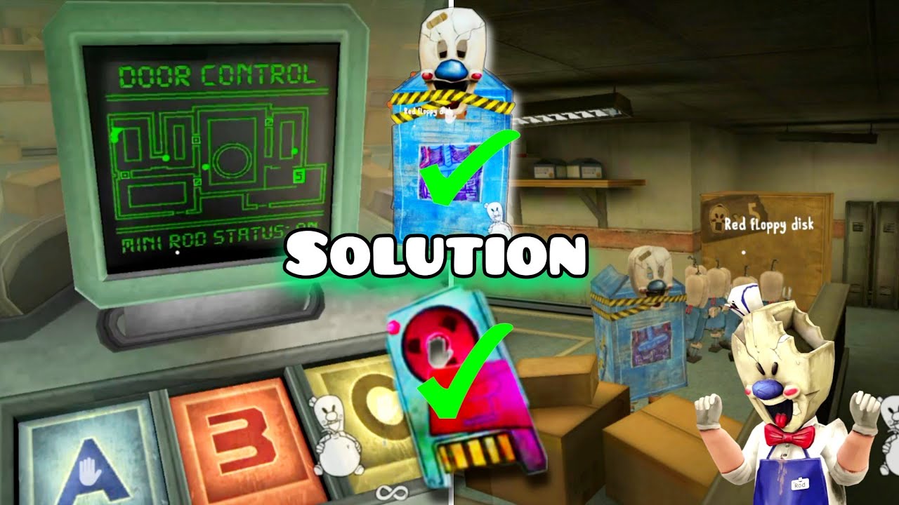 Ice Scream 8 Door Control Game Solution - YouTube