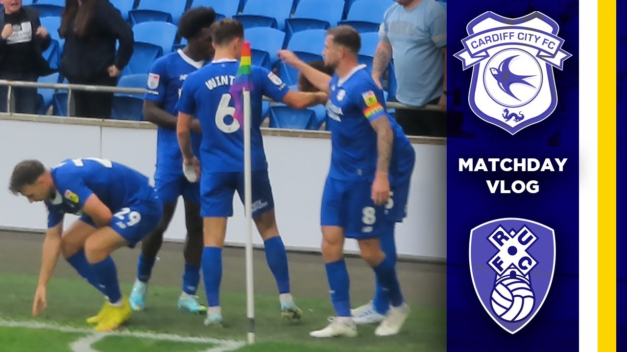 AT LEAST WE SCORED!| Cardiff City vs Rotherham United Vlog 2022/23 ...