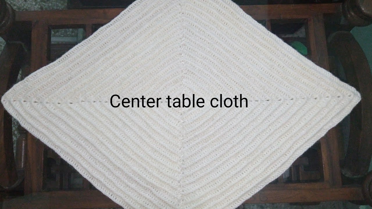 Woolen center table mat crochet design in hindi@SumanBalaArt - YouTube