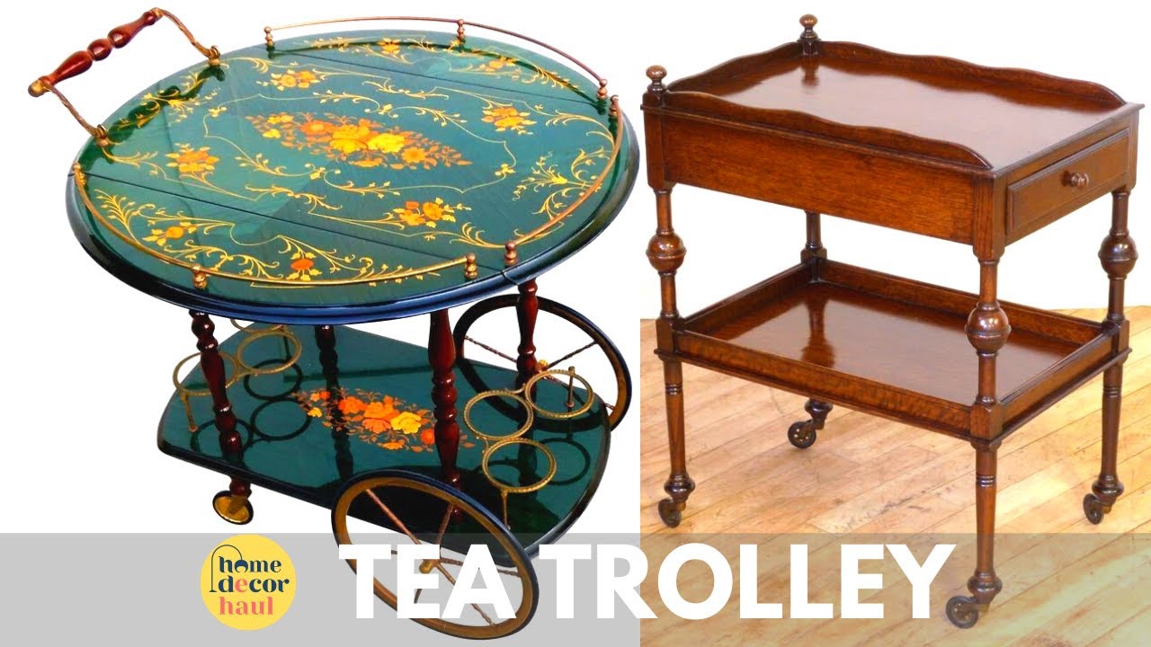 Latest Bar Cart Designs | Exclusive Snacks and Tea Trolley Furniture ...