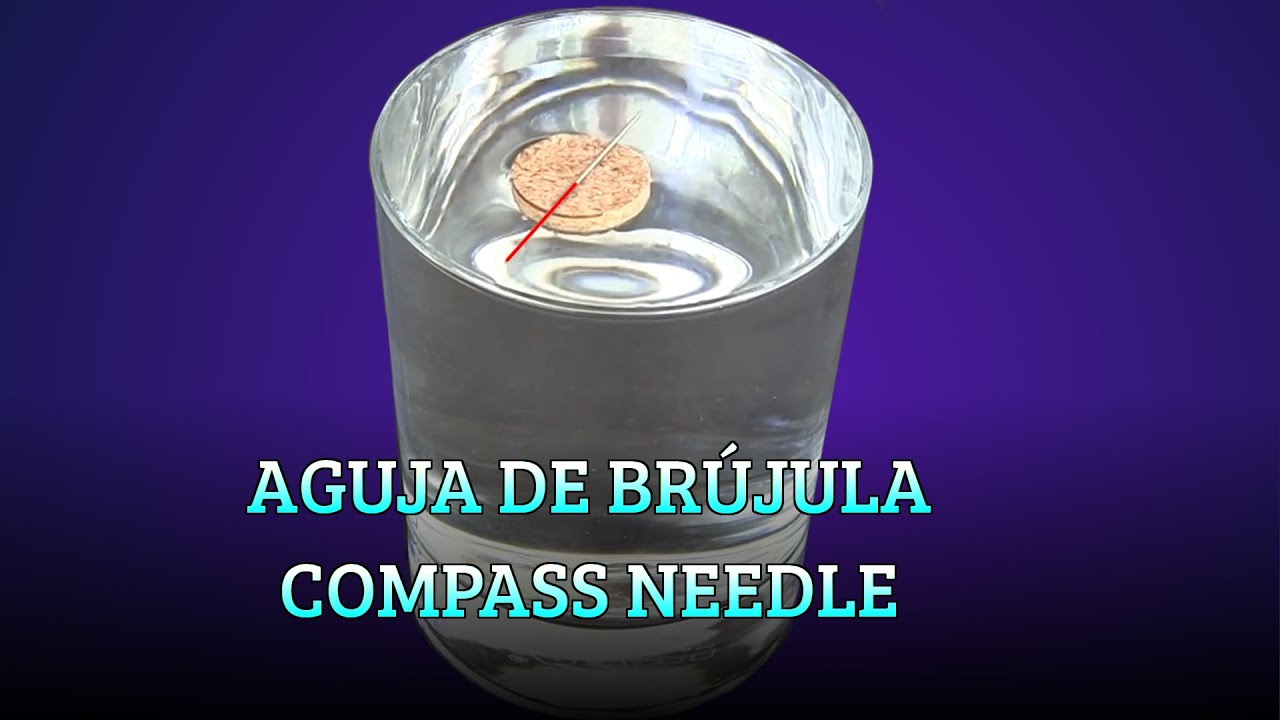 Brujula de corcho, MAGNETIC FIELD, Cork compass - YouTube