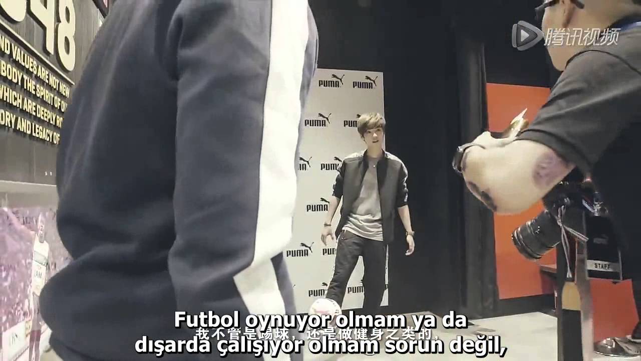 [TR SUB] 150915 PUMA Event in Shanghai Luhan~ - YouTube