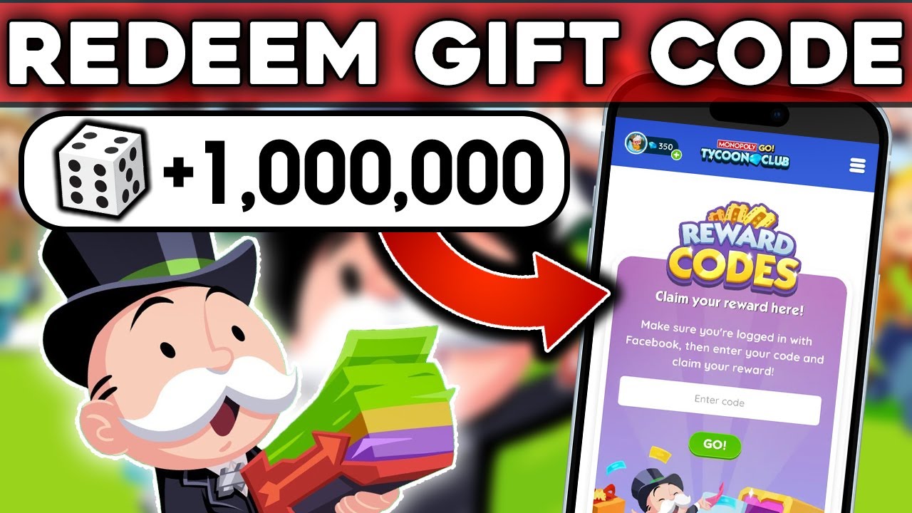 HOW TO REDEEM MONOPOLY GO CODES FOR FREE REWARDS!! - YouTube