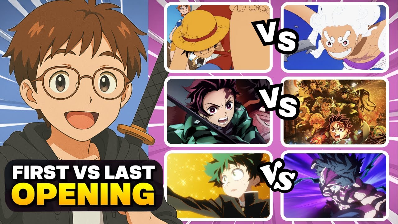 🔊 SAVE ONE OPENING: FIRST VS LAST ANIME OPENING CHALLANGE 🎶 - YouTube