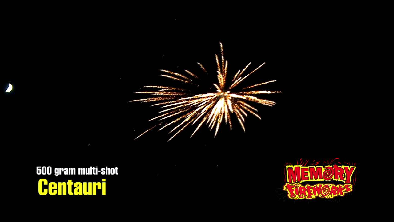 Centauri - Memory Fireworks 500 gram multi-shot - YouTube