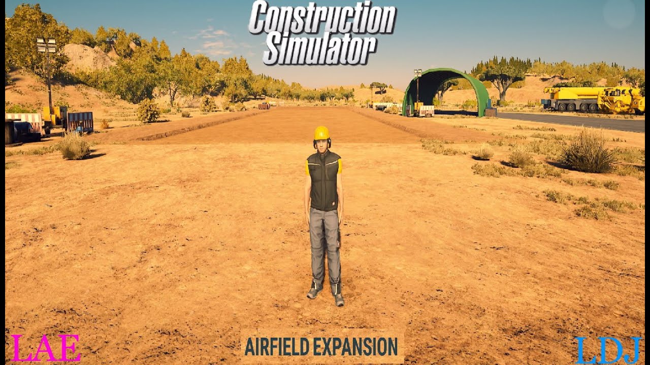 construction simulator DLC air Field expansion 1 er partie - YouTube