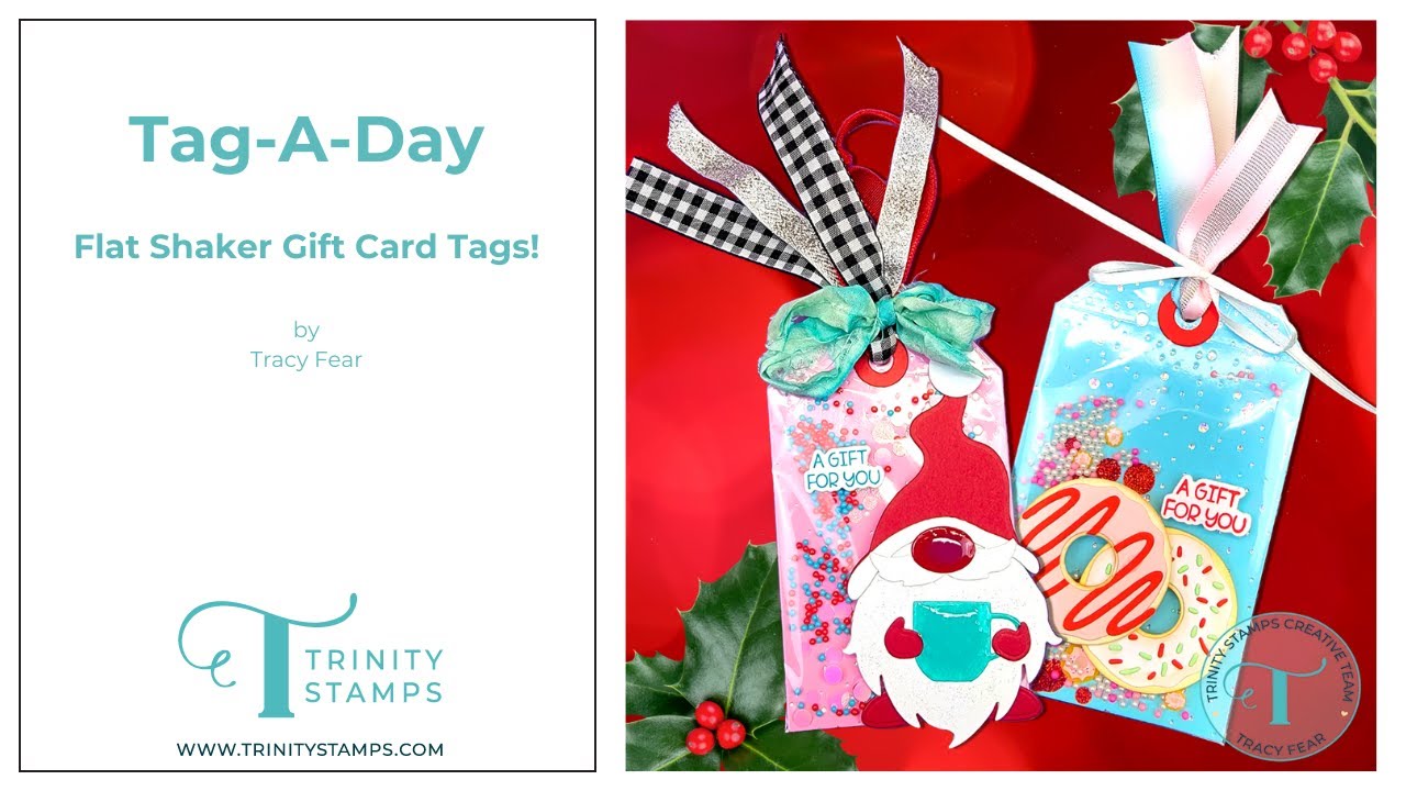 Flat Shaker Gift Card Tag! - YouTube