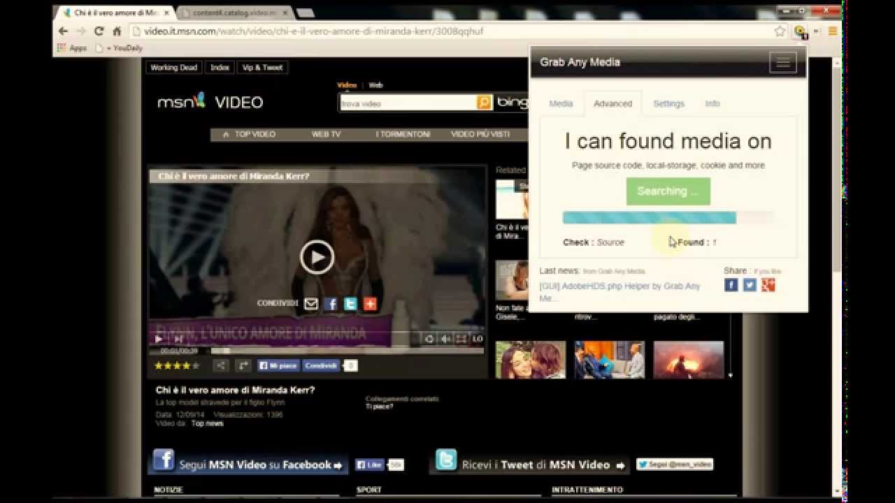 Grab Any Media 4 | Download video from MSN - YouTube