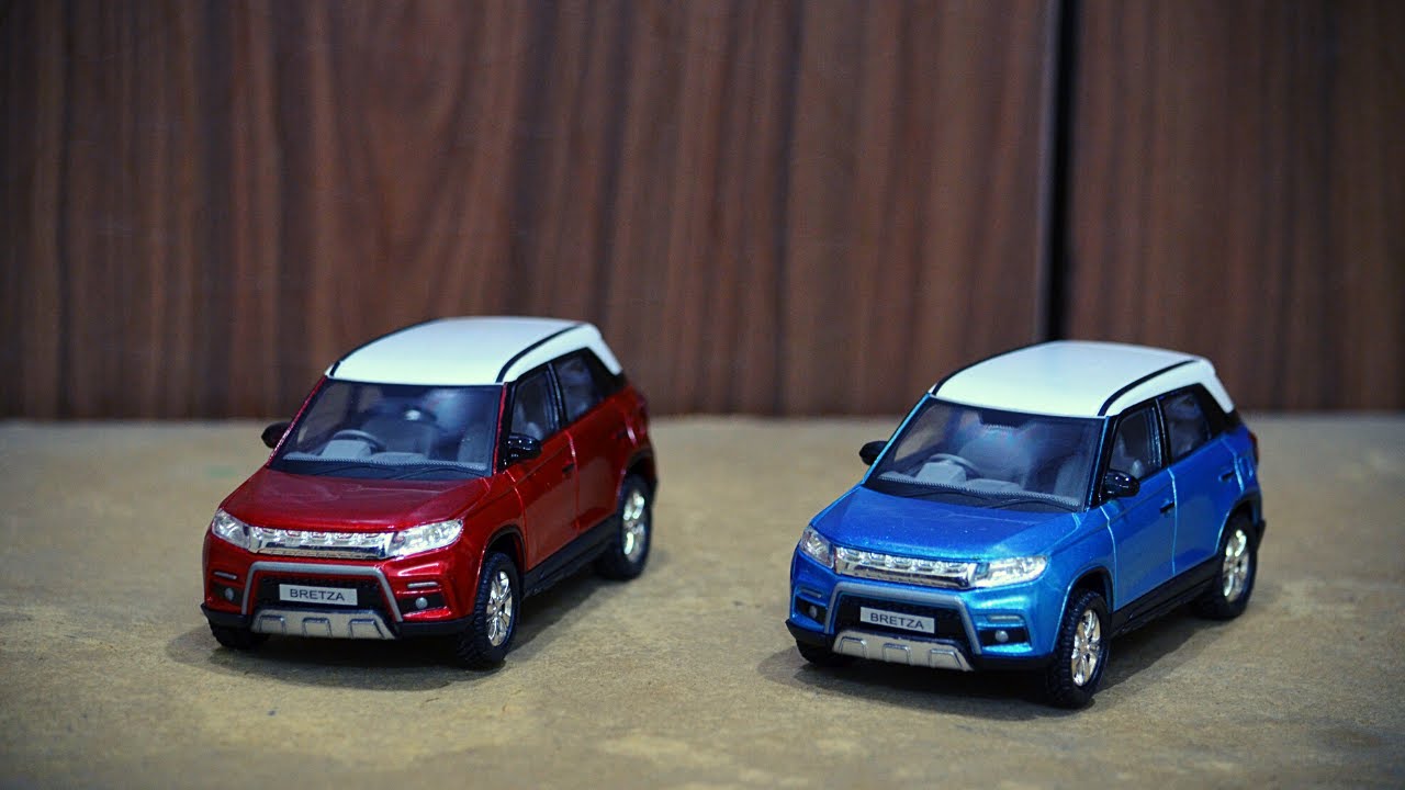 Unboxing and Review of Centy Toys Plastic Bretza SUV Pull Back ...