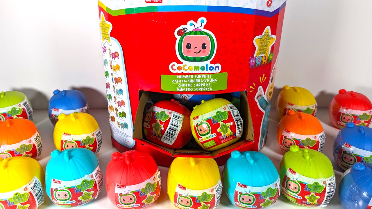 Unboxing Cocomelon Number Surprise Series 2 - No Talking ASMR - YouTube