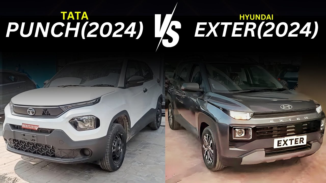 Tata Punch vs Exter Comparision 2024 | Hyundai Exter vs Punch | Exter ...