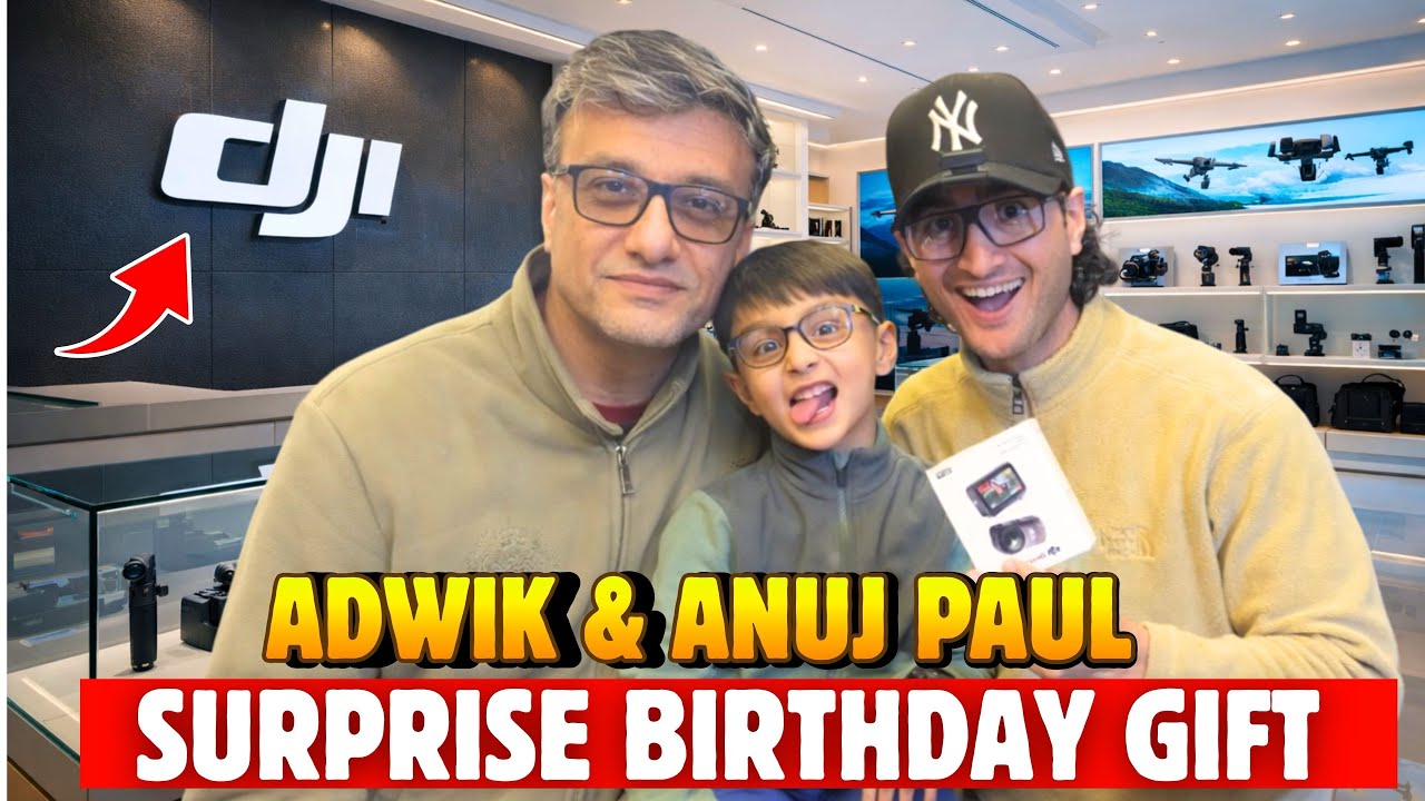 ADWIK PAUL AUR ANUJ PAUL BHAIYA NE DIYA SURPRISE GIFT 🎁 ...