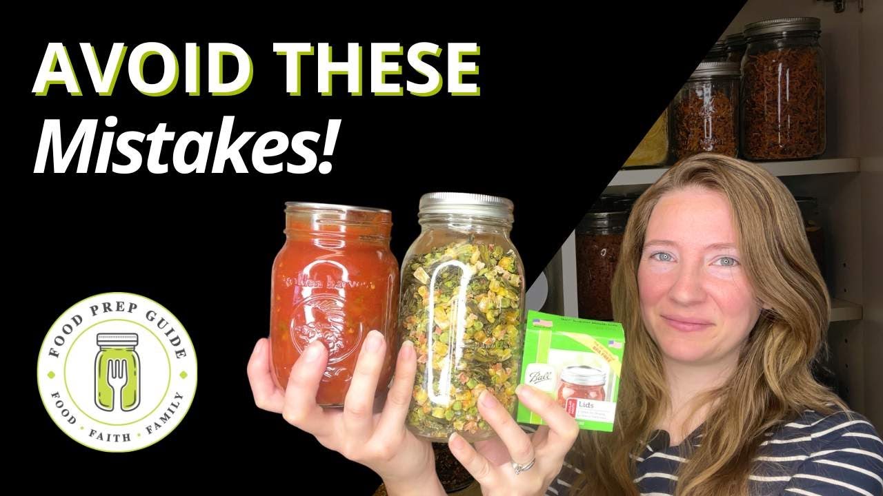 5 Food Preservation Mistakes & How to AVOID Them 🙅‍♀️ - YouTube
