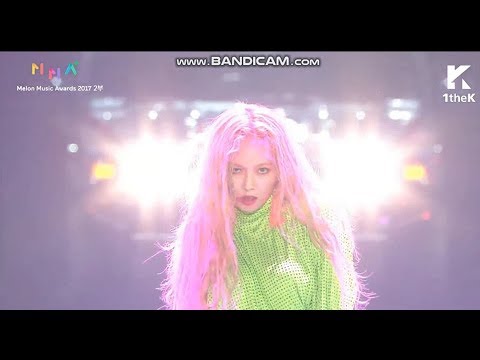 [MMA 2017] Hyuna - INTRO + Lip & Hip @ 2017 멜론뮤직어워드