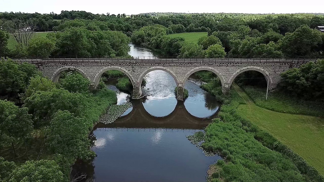 Tiffany Railroad Bridge - SE to NW 20200612 - YouTube