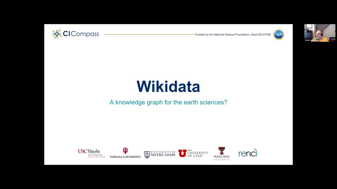 Wikidata: A knowledge graph for the earth sciences? - YouTube