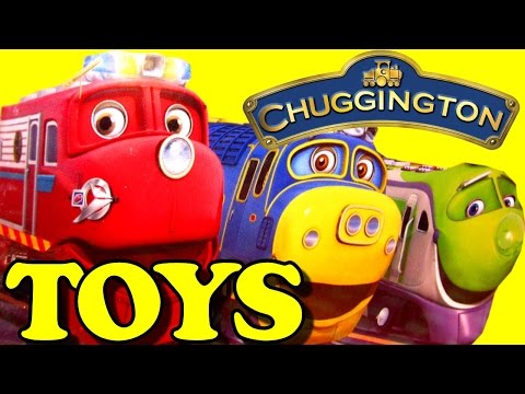 Chuggington StackTrack unboxing kids toy Chungginton train Super Slow motion trains Disney review