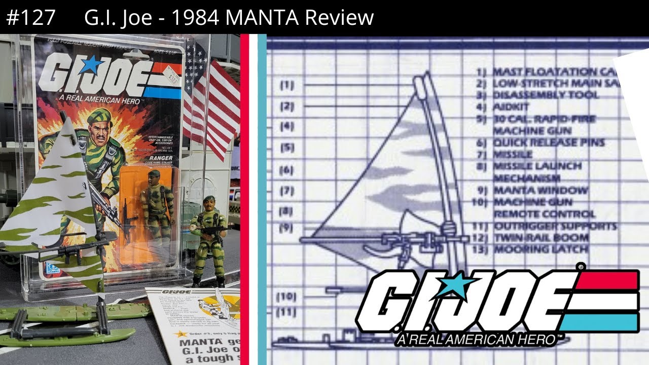 G. I. Joe - 1984 Manta Review - YouTube