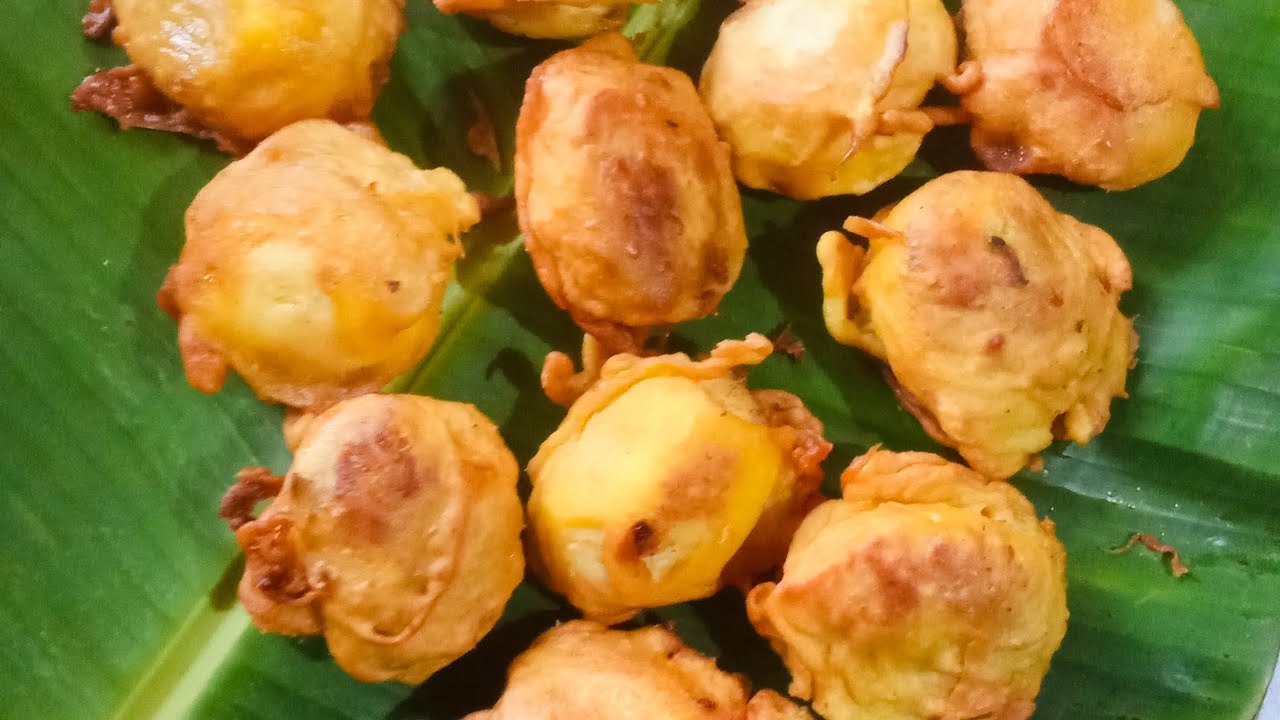 Egg stuffed fry / mutta appam / evening snack - YouTube