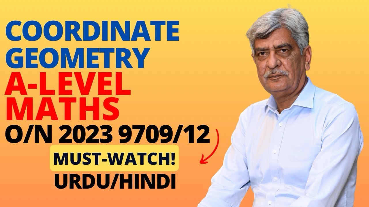 A-Level Maths - COORDINATE GEOMETRY 9709/12 O/N 2023 Q#11 Solution ...