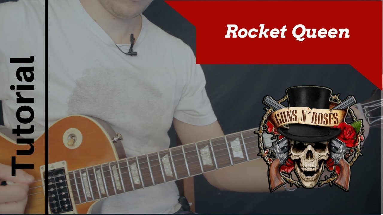 Como tocar Rocket Queen de Guns and roses Tutorial con Tablaturas ...