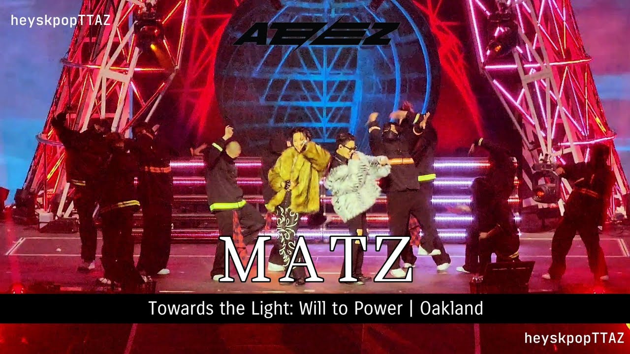ATEEZ - MATZ | 4K HDR | 240717 에이티즈 TOWARDS THE LIGHT : WILL TO POWER ...