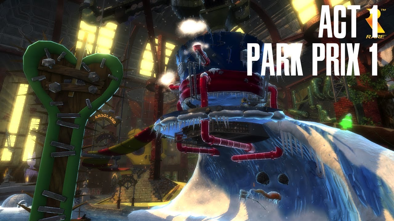 Banjo-Kazooie: Nuts & Bolts | Banjoland (Act 1): Park Prix 1 - YouTube