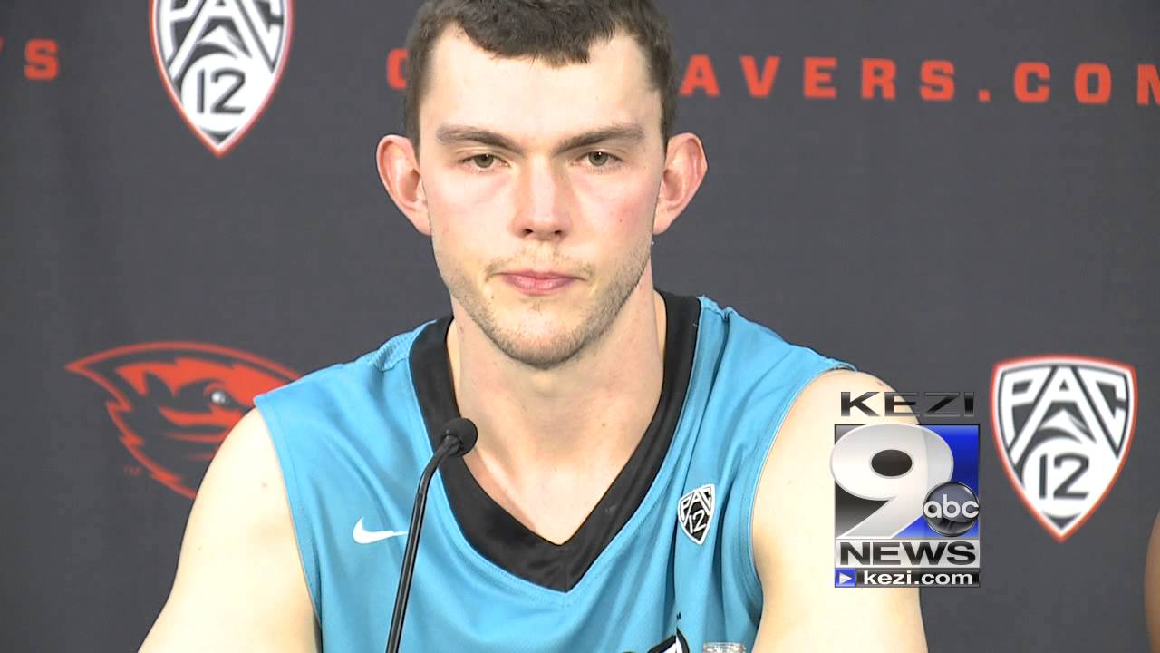 Angus Brandt and Langston Morris-Walker After OSU's 68-57 Win Over ...