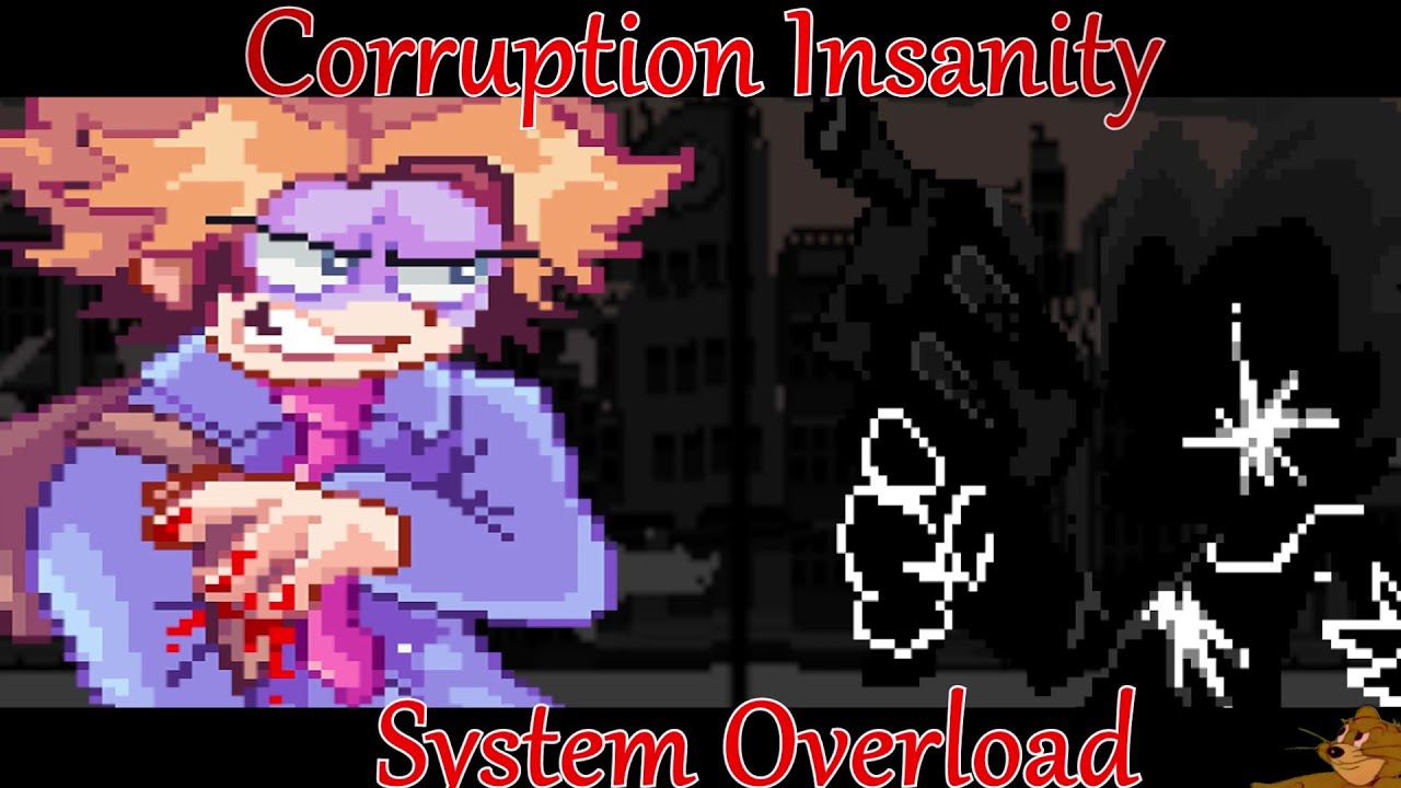 FNF MOD: [Funkin' Corruption Insanity] Senpai vs Corrupted Pico ...