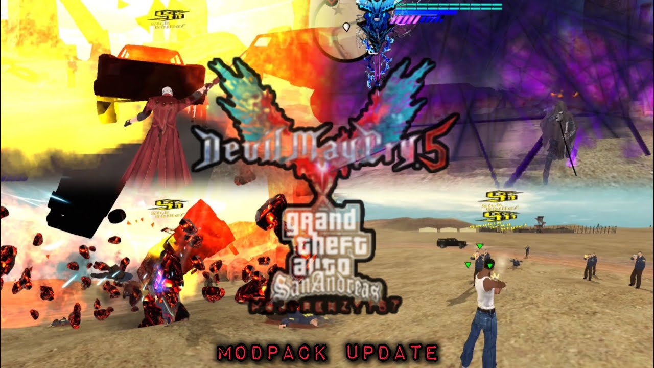 GTA San Andreas X DMC5 Modpack *Update* | Android - YouTube