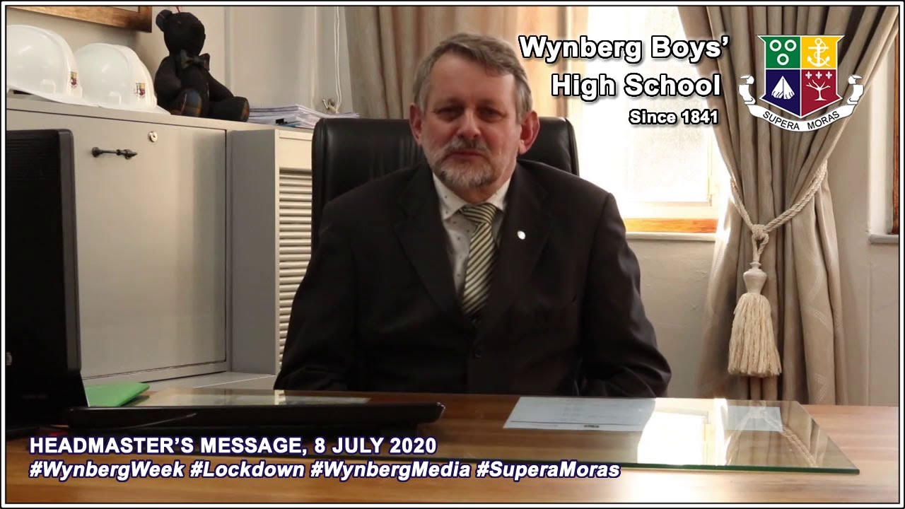 WBHS Wynberg Week E01: Headmaster Jan de Waal - YouTube