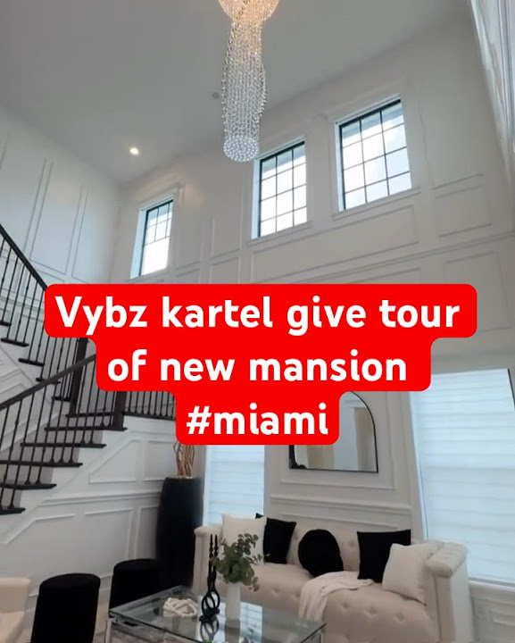 Vybz kartel gives tour of new mansion in Miami #vybzkartel #dancehallartist - YouTube