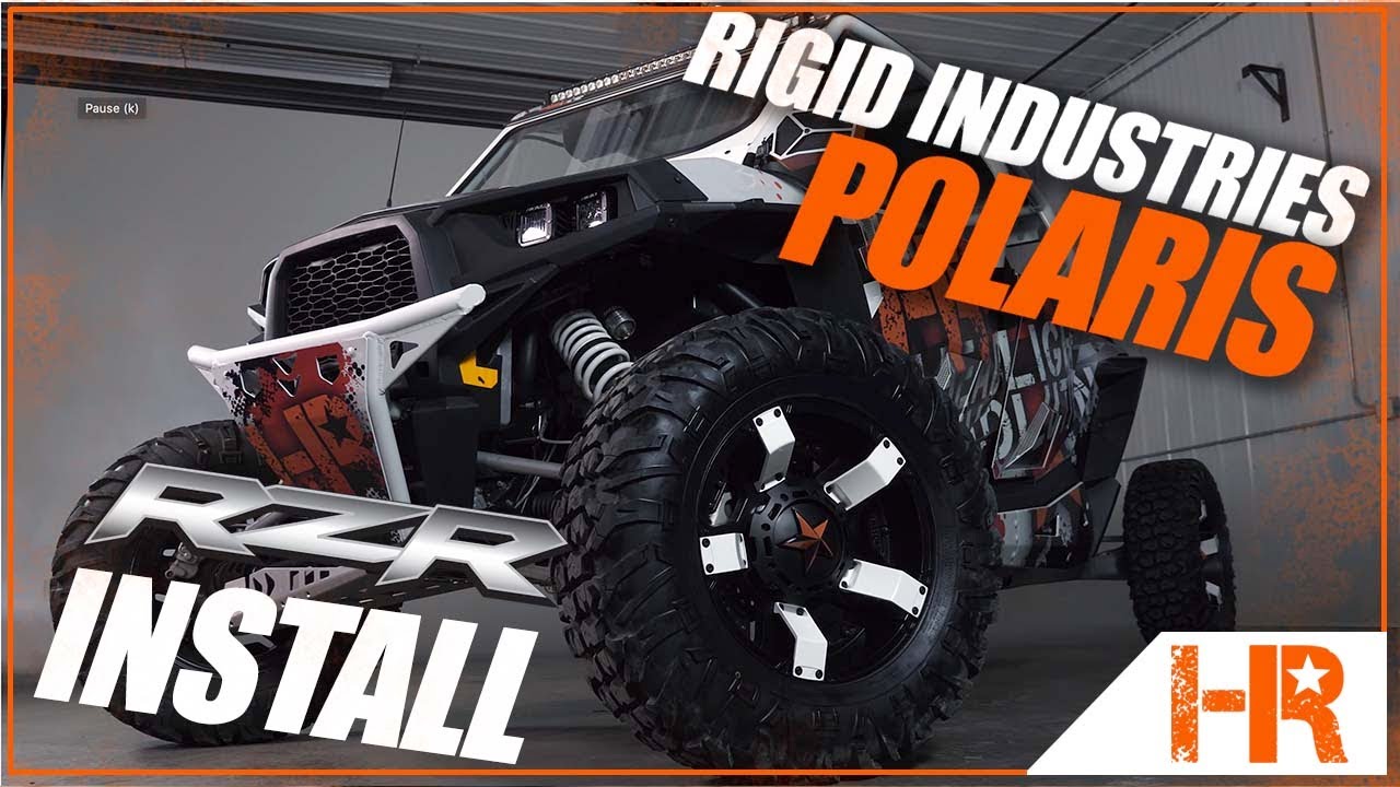 Rigid Industries Headlight Polaris RZR Install | Headlight Revolution ...