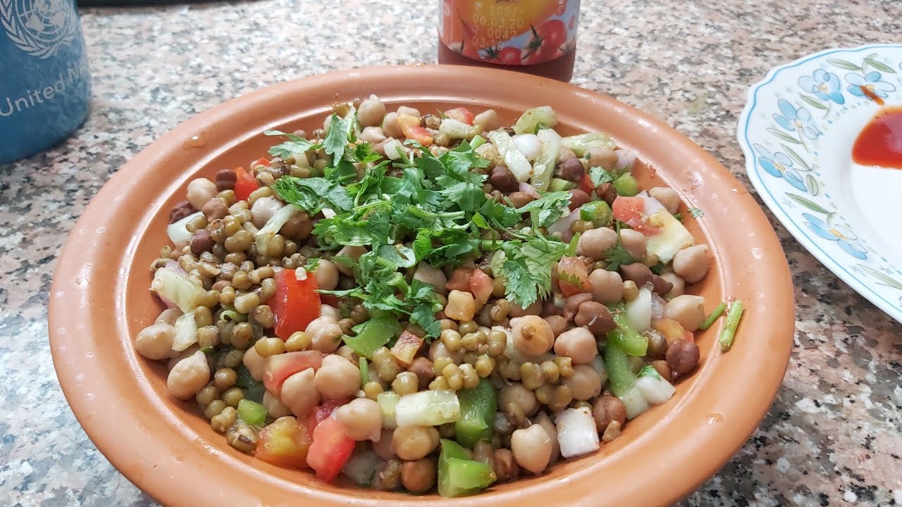 Recipe of making healthy Sprouts for breakfast - YouTube