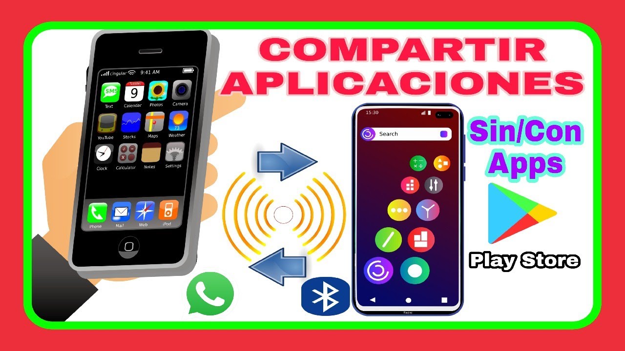 🔄Cómo Compartir Aplicaciones a otro Celular | Enviar Apps por Bluetooth ...