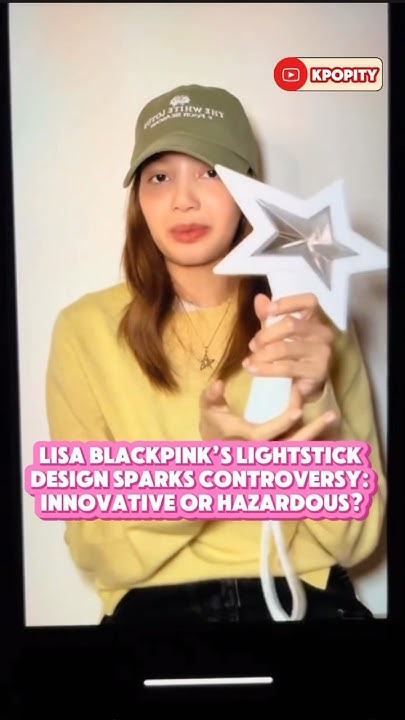 Lisa’s lightstick sparks debate! Innovative or too dangerous? #lisa # ...